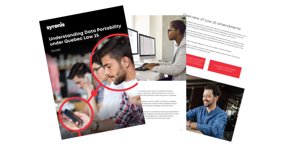 Understanding data portability under Quebec Law 25 | Syrenis